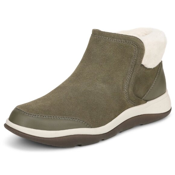 Vionic | Shoes | Show Nwt Vionic Womens Norwood Olive Green Suede Faux ...
